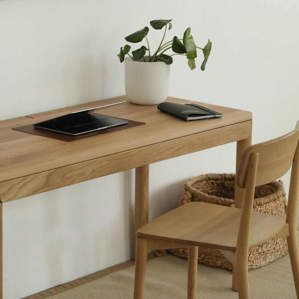 Tolle Desk | Wooden Desk with Drawer for Home Office - Totem Road