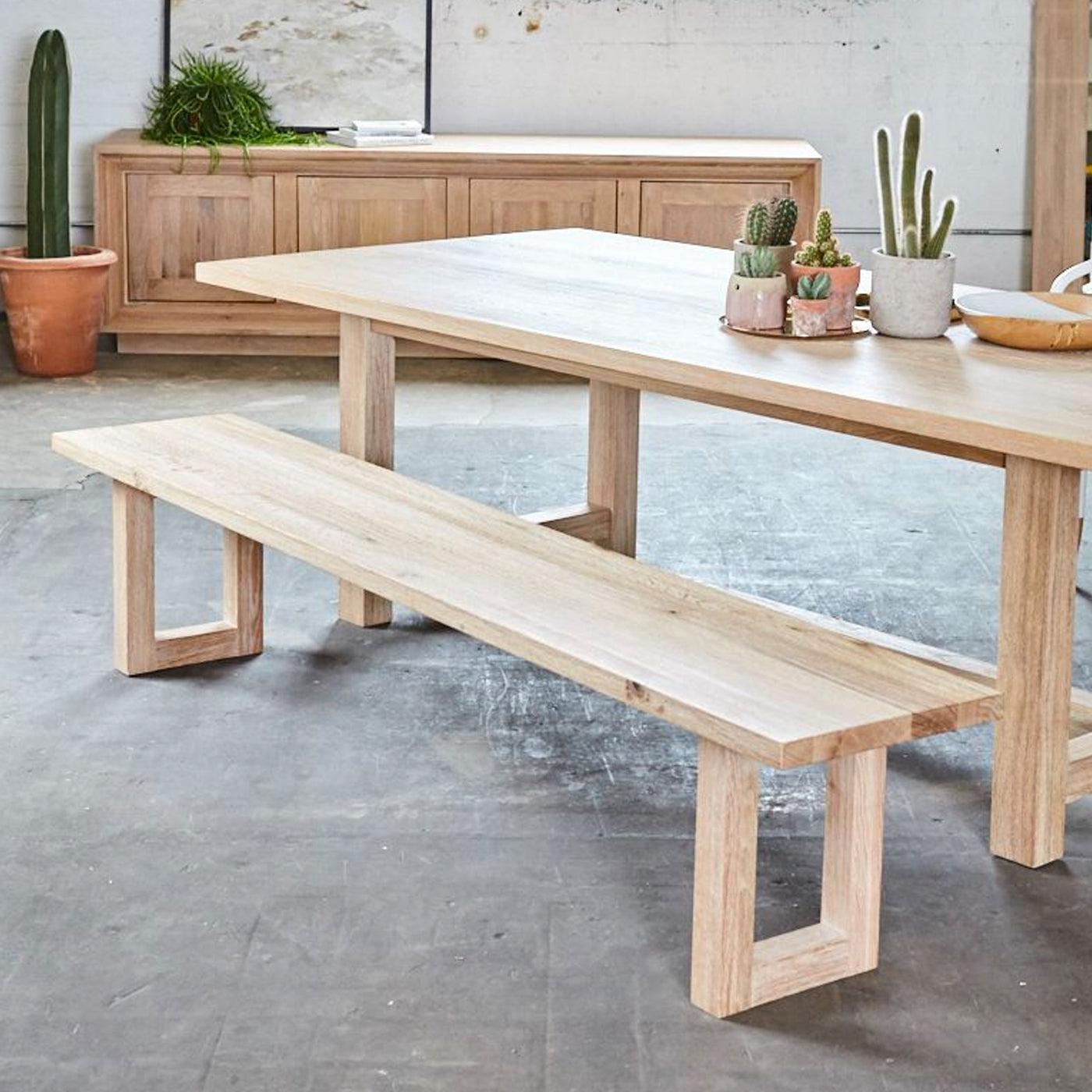 Solid Oak Benches - Totem Road